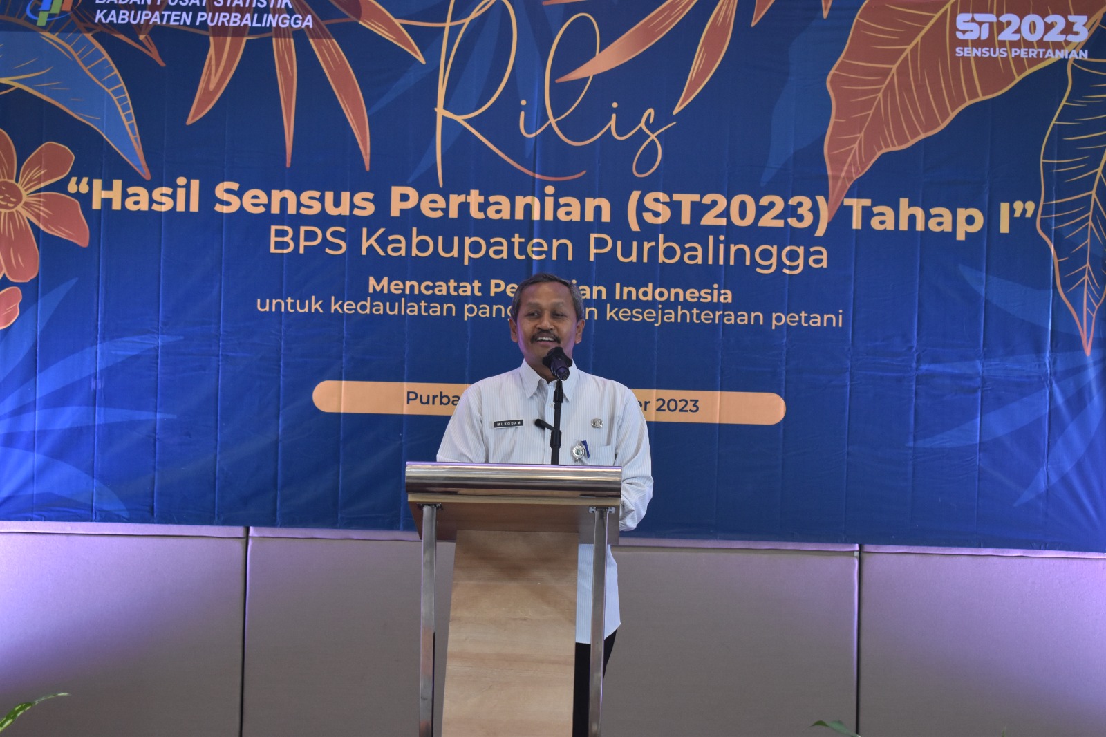 BPS Purbalingga Rilis Data Hasil Sensus Pertanian 2023 - Pemerintah Kabupaten Purbalingga