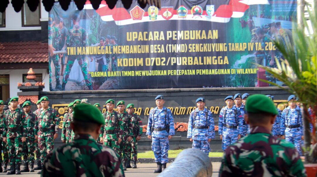 Bangun Jalan dan Jembatan di Desa Sindang, TMMD Sengkuyung Tahap IV ...